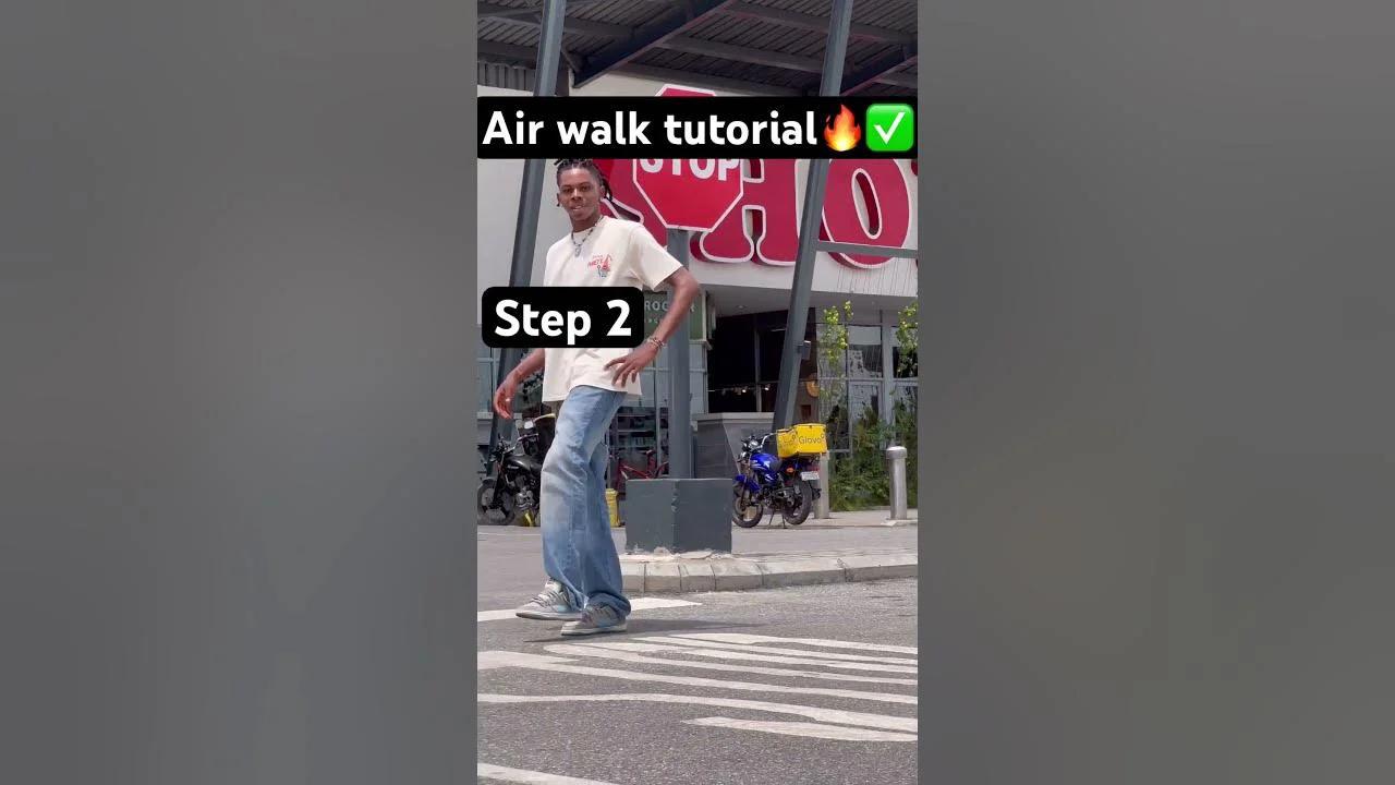Air walk tutorial with 2 steps 🔥🔥🚀#dance #airwalk #airwalktutorial # ...