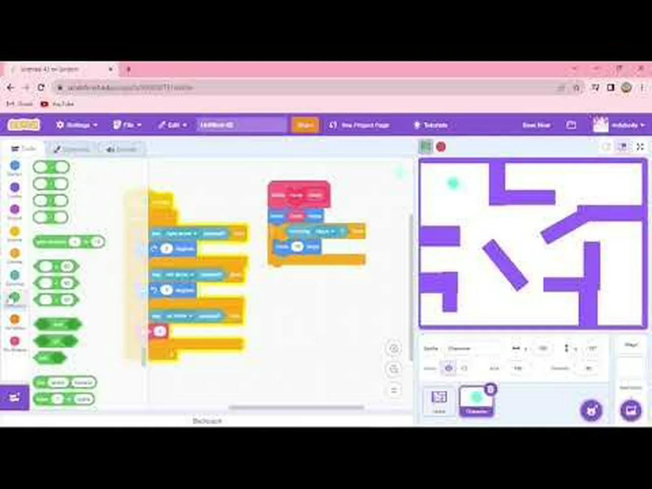 How to Create A Maze Game Using Scratch | Scratch Tutorial