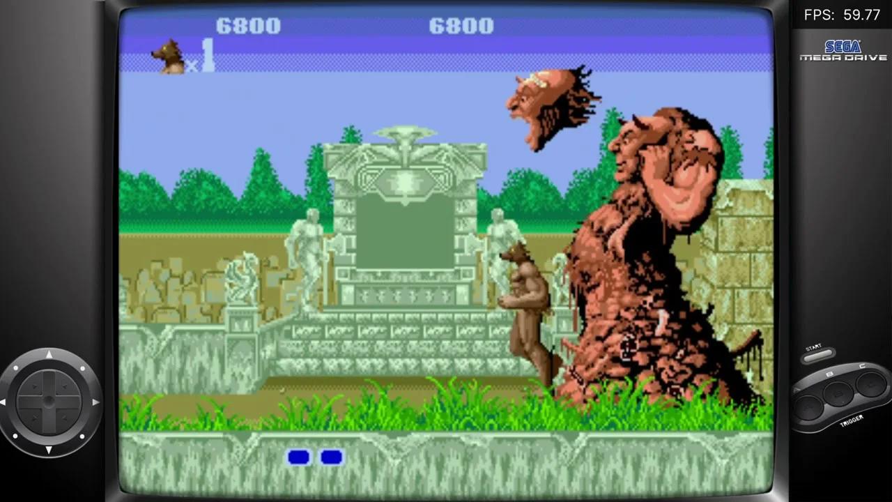 Altered Beast - Sega Genesis/Mega Drive (Gameplay) 1988