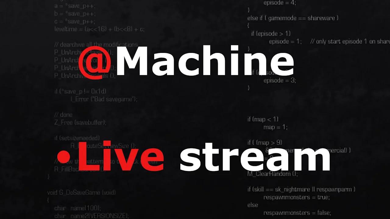 Chris@machine - Livestream