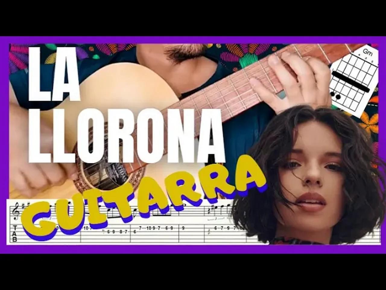 ♥️Cómo tocar LA LLORONA TUTORIAL Guitarra ÁNGELA AGUILAR punteo acordes ...