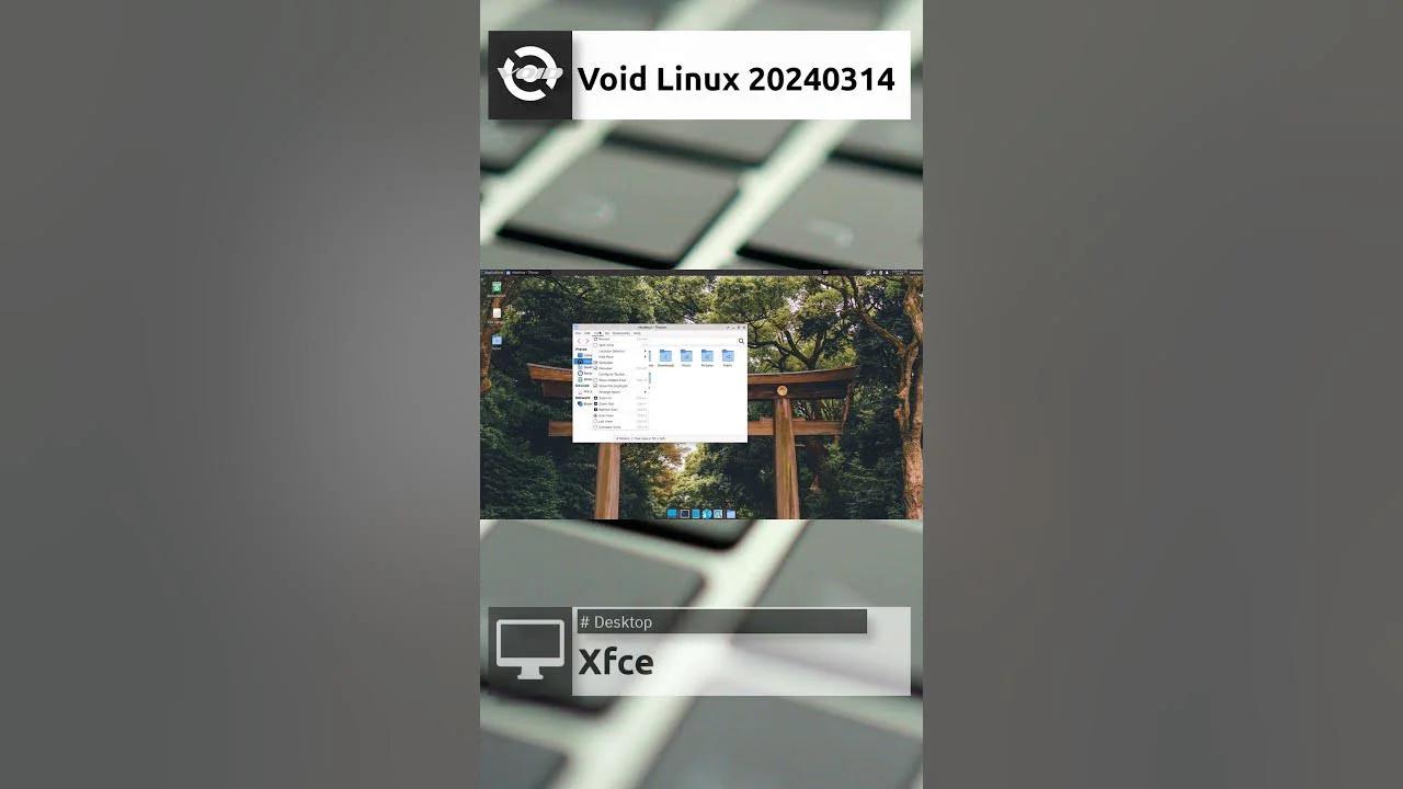 Void Linux 20240314 Quick Overview #shorts