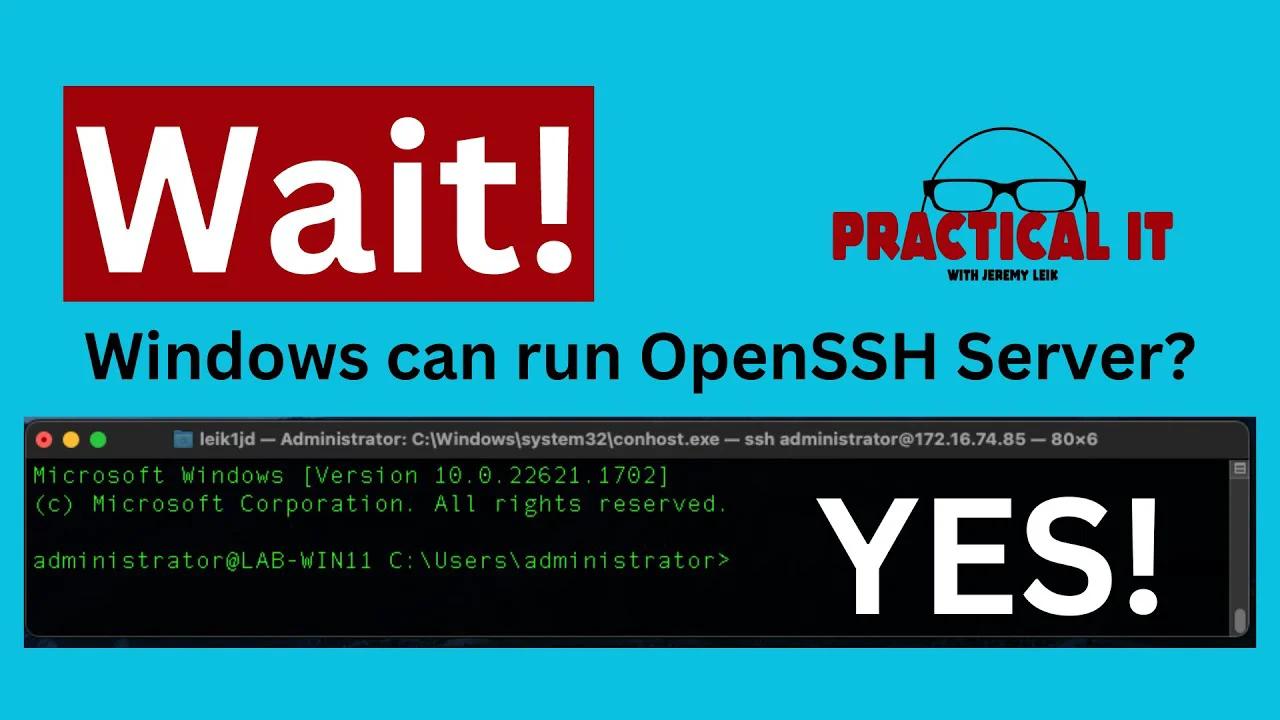 Windows OpenSSH Server