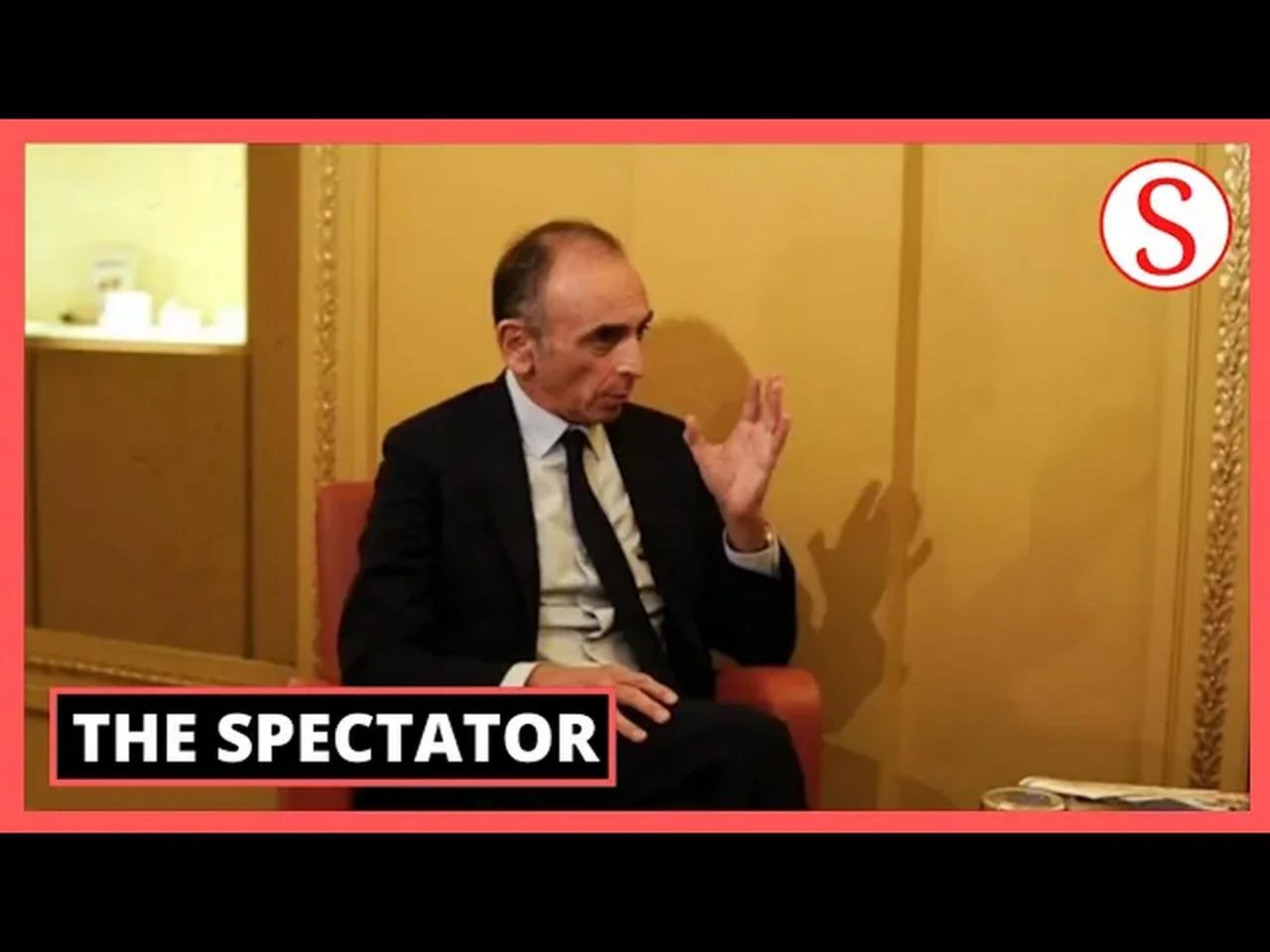 Éric Zemmour parle d'immigration et de guerres sur The Spectator (25/11/21)