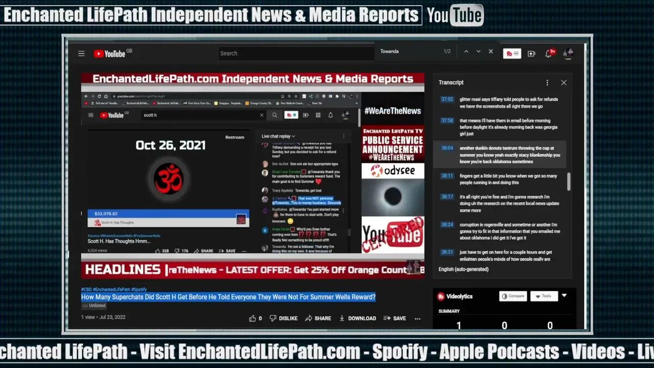 Scott H Reward Fund Reaction To Donation Refund Request - Q Carlock V ...