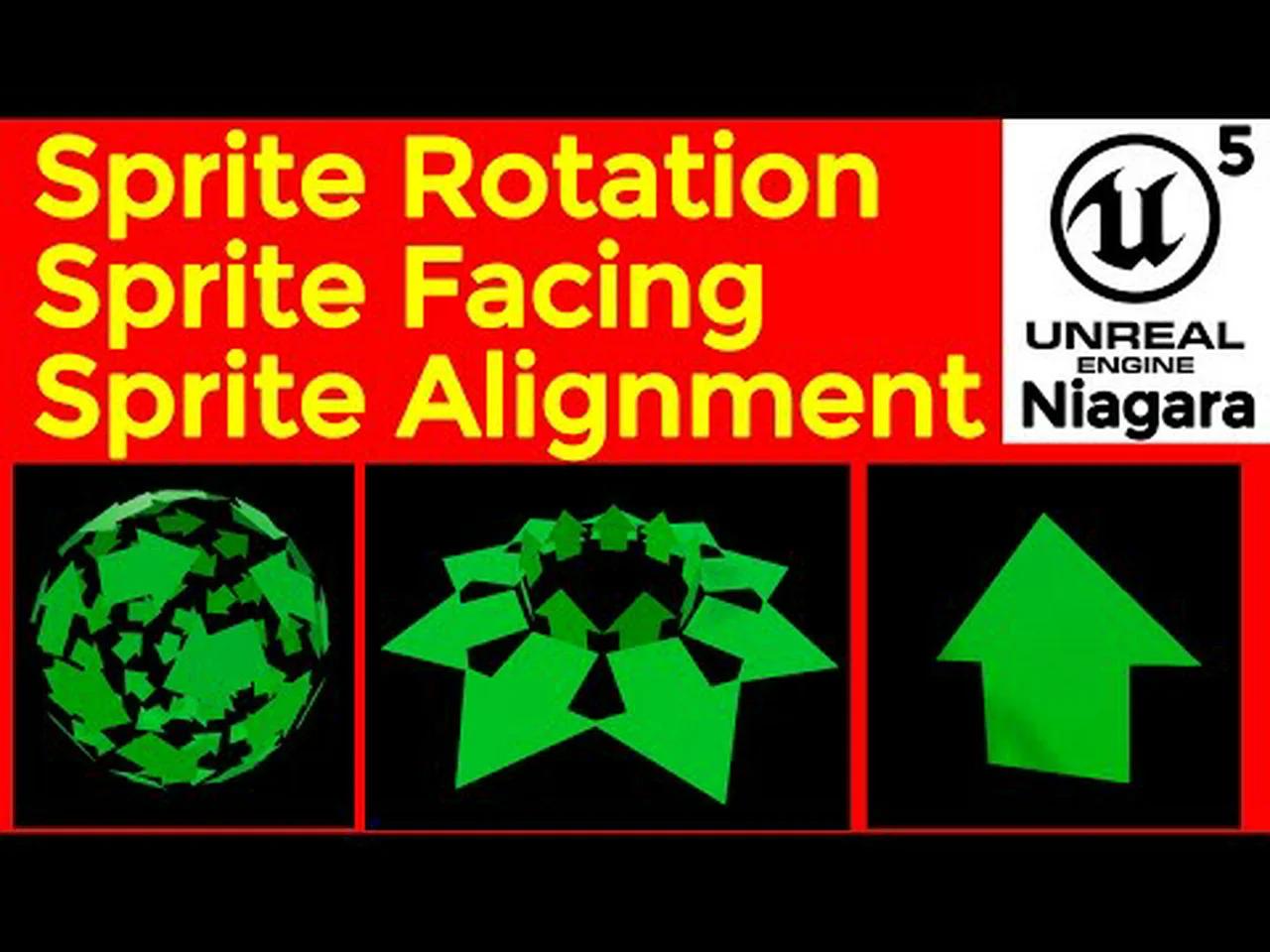 Sprite Rotation Sprite Alignment Sprite Facing | UE5 Niagara Tutorial | Download Project File