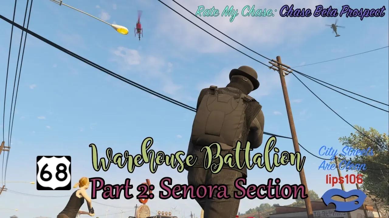 Warehouse Battalion: Part 2 [Senora Section] | Rate My Chase | GTA V
