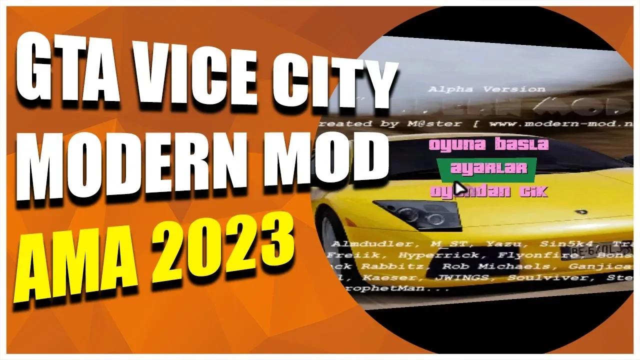 GTA VICE CITY MODERN MOD 2023 NASIL İNDİRİLİR?