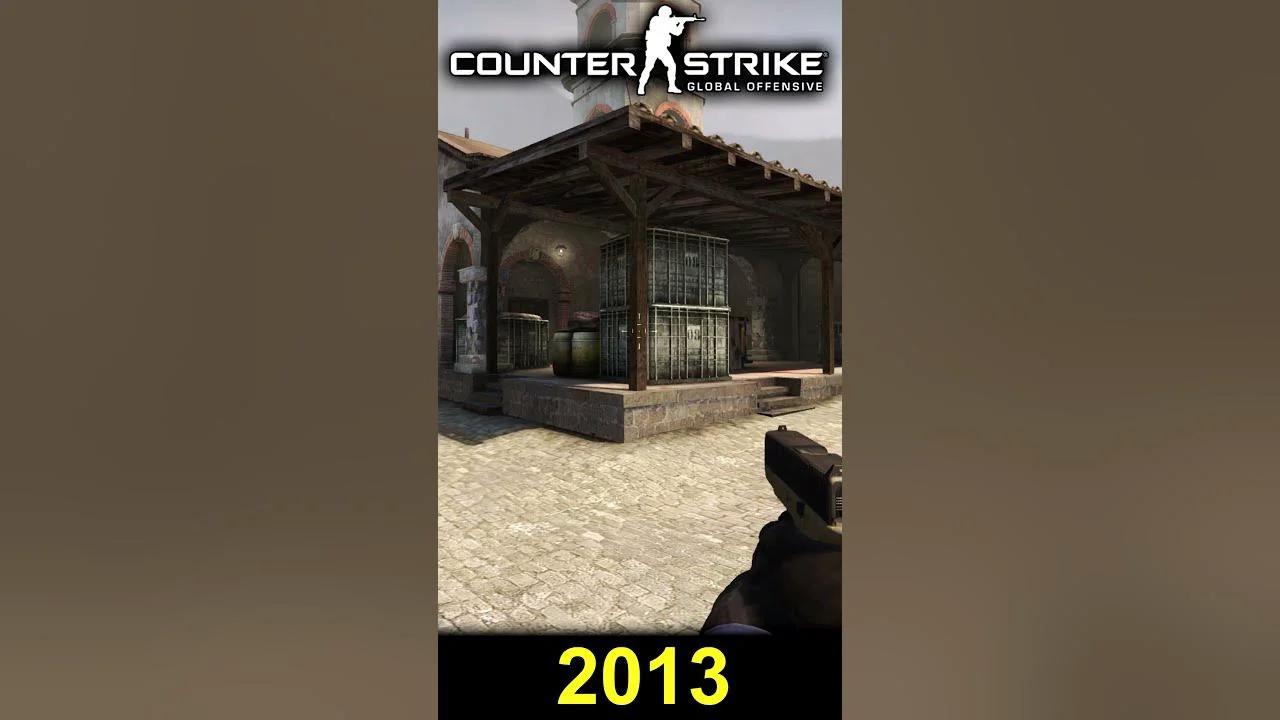 Counter-Strike Inferno map Evolution (2000-2023) or Inferno Bombsite A - Evolution