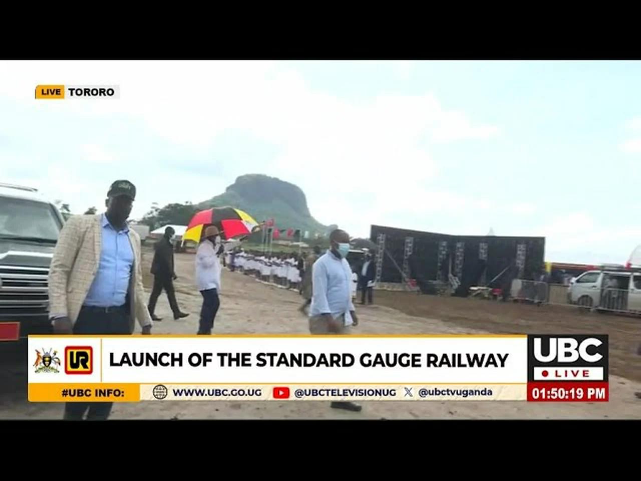 LIVE: MUSEVENI LAUNCHES THE STANDARD GAUGE RAILWAY | NOVEMBER 21, 2024