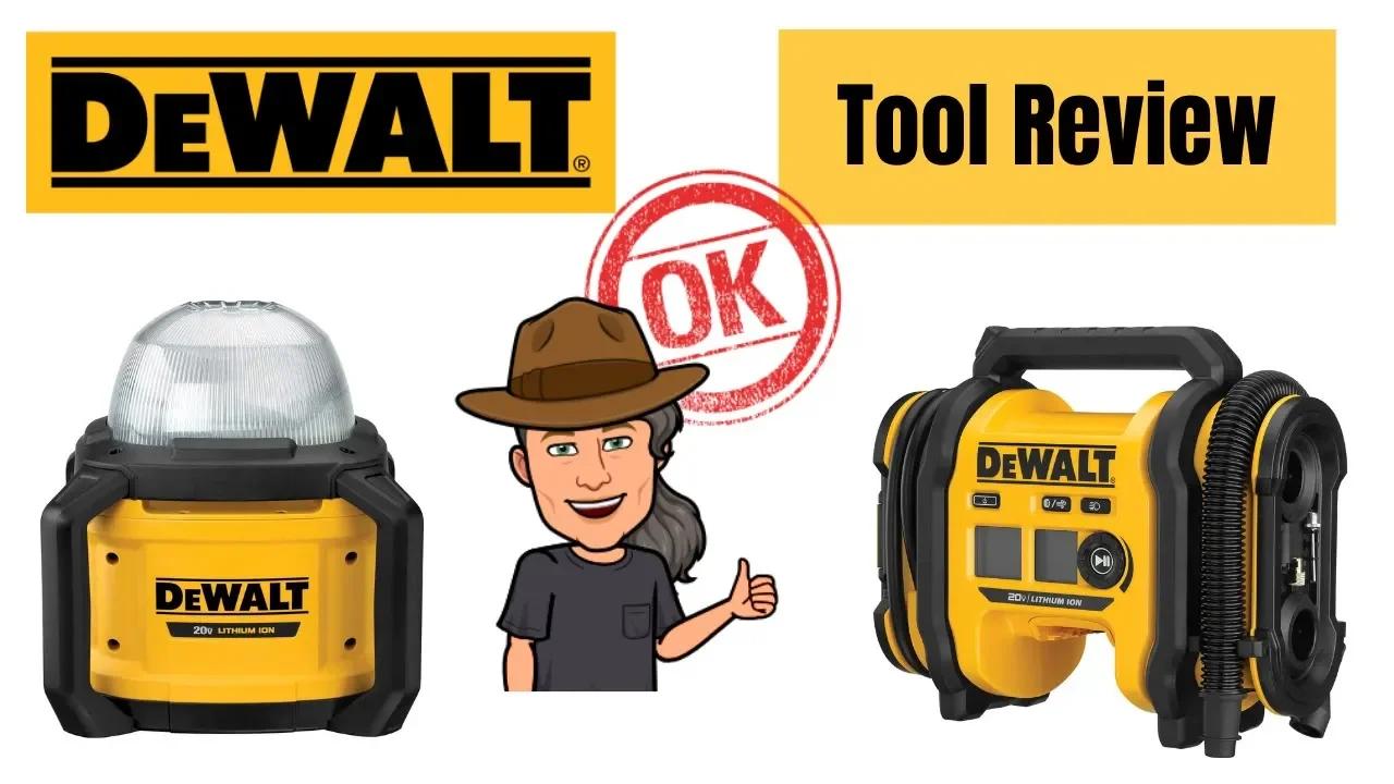DeWalt Tool Review Tire Inflator & Work light