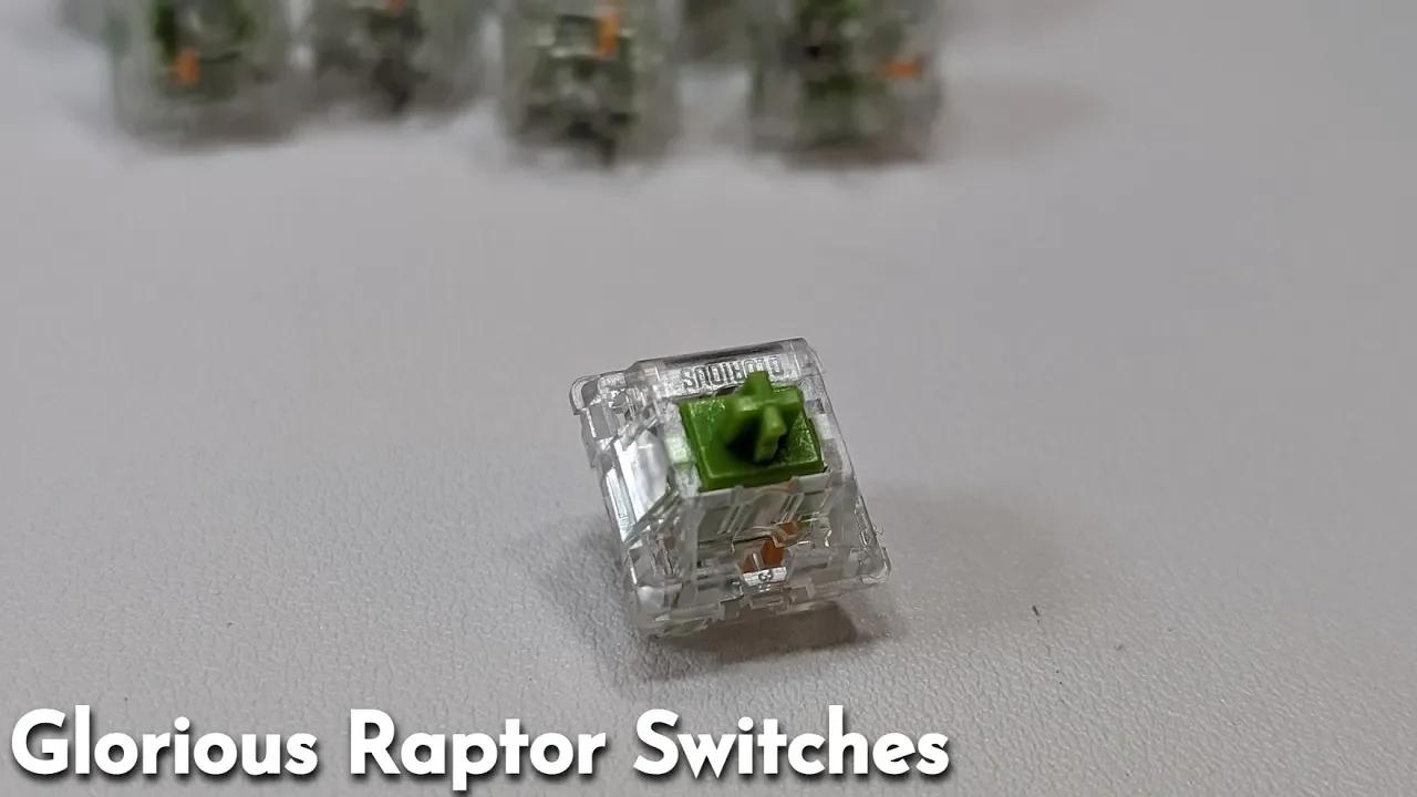 Glorious Raptor Switches Review and Sound Test