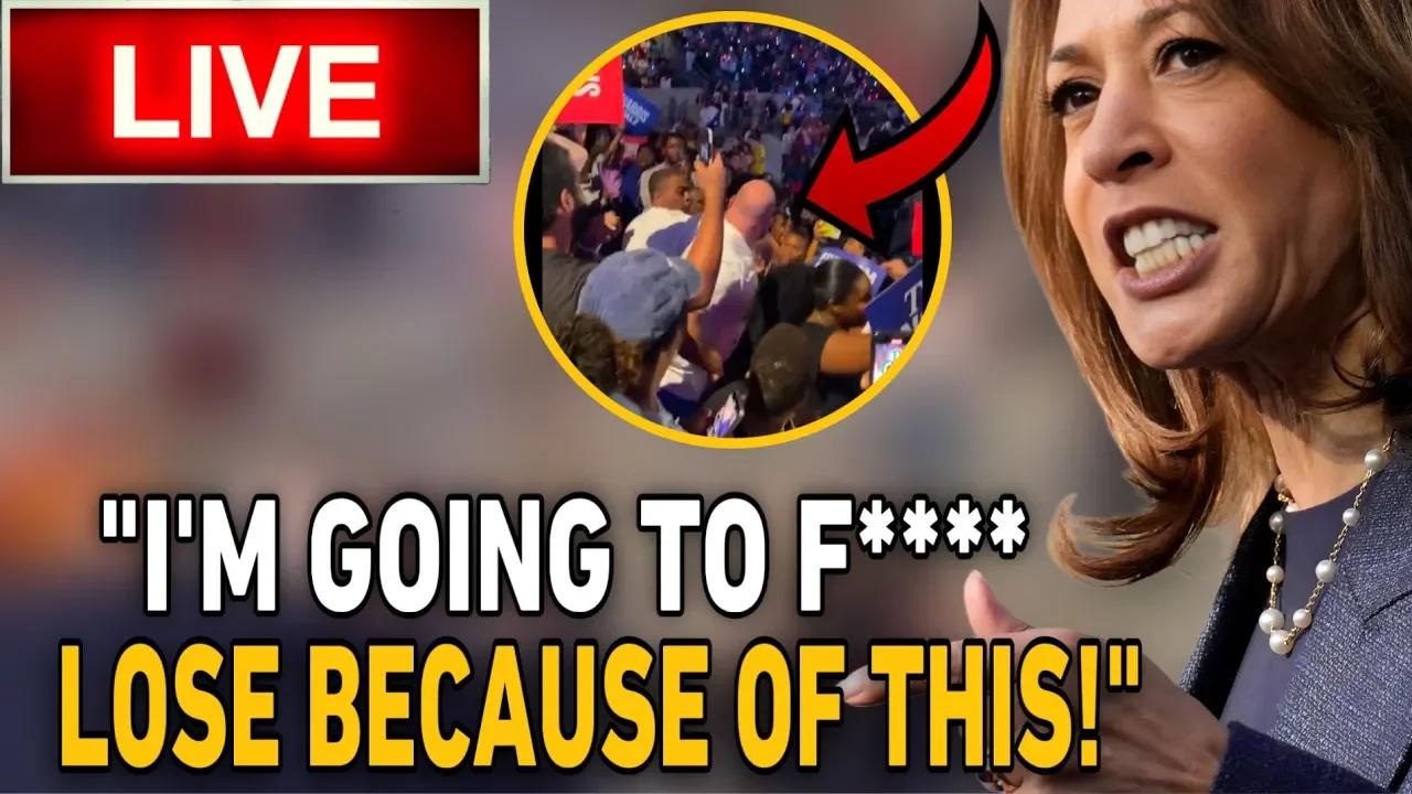 Kamala Harris LOST IT ENDING RALLY Early After Her Supporters Start ...