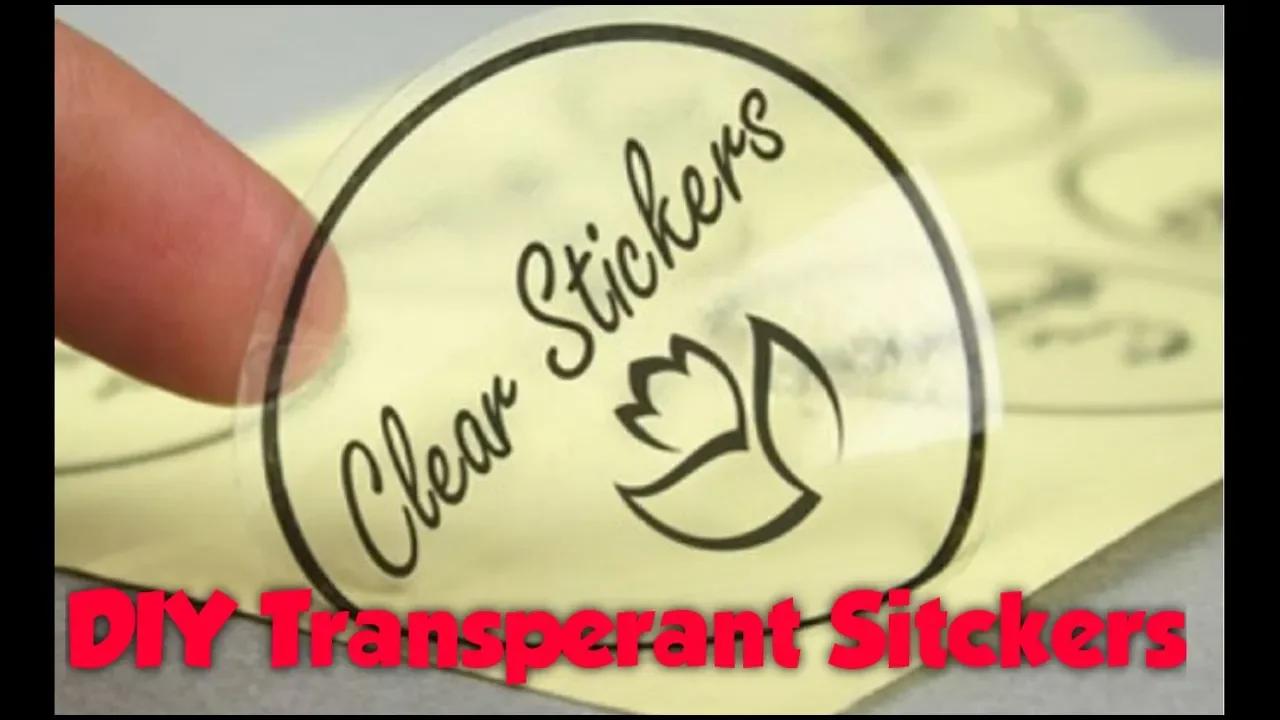 DIY Stickers | How To Make Custom Stickers at home | Learn to make 2 ...