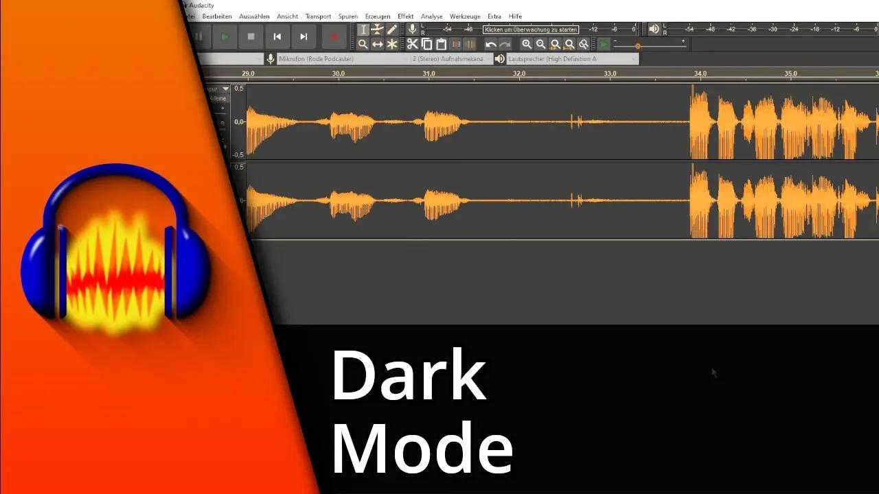 Audacity Dark Theme | Audacity Dark Mode Tutorial