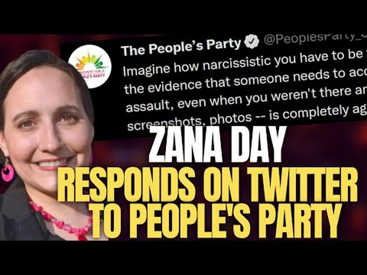 Zana Day Responds To Movement For People's Party Tweet On Her ...