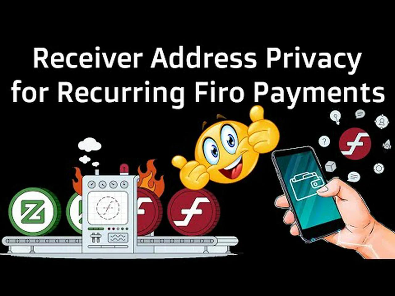 Receiver Address Privacy for Recurring Firo Payments | Firo Coin Wallet