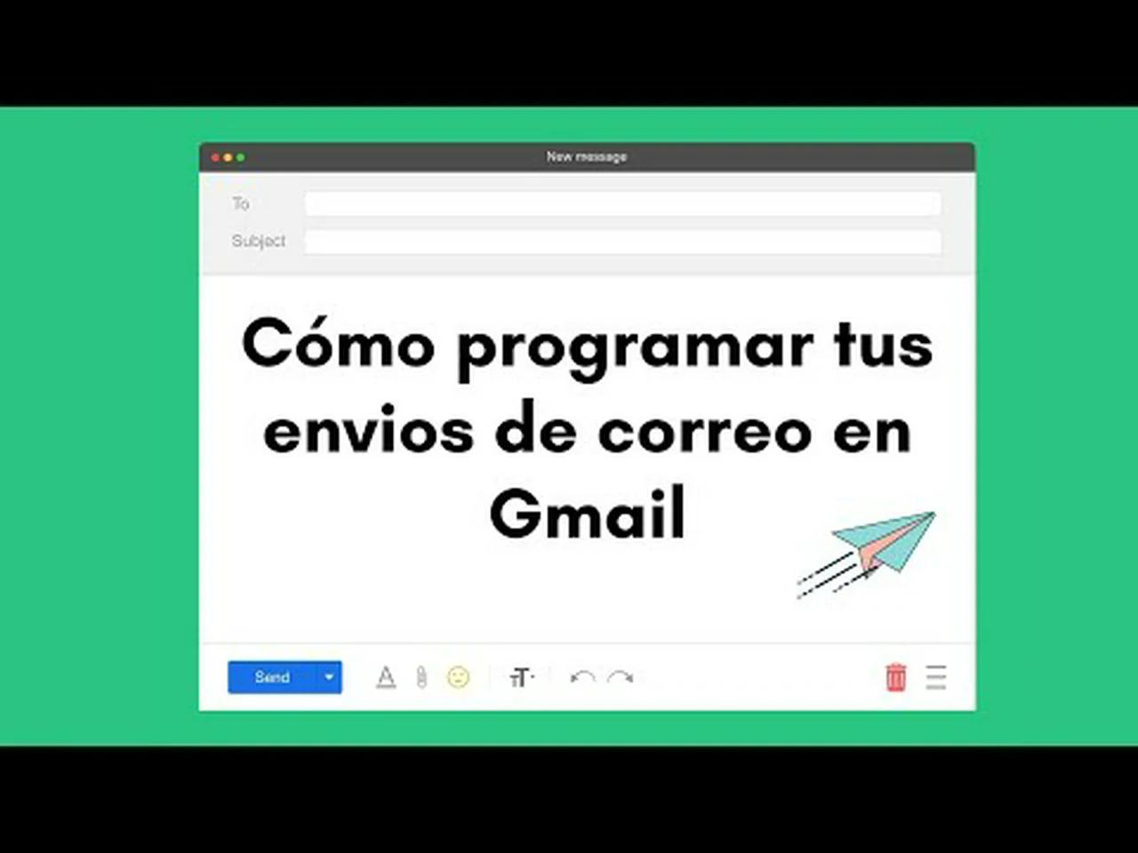 Cómo programar un correo de Gmail para enviar luego