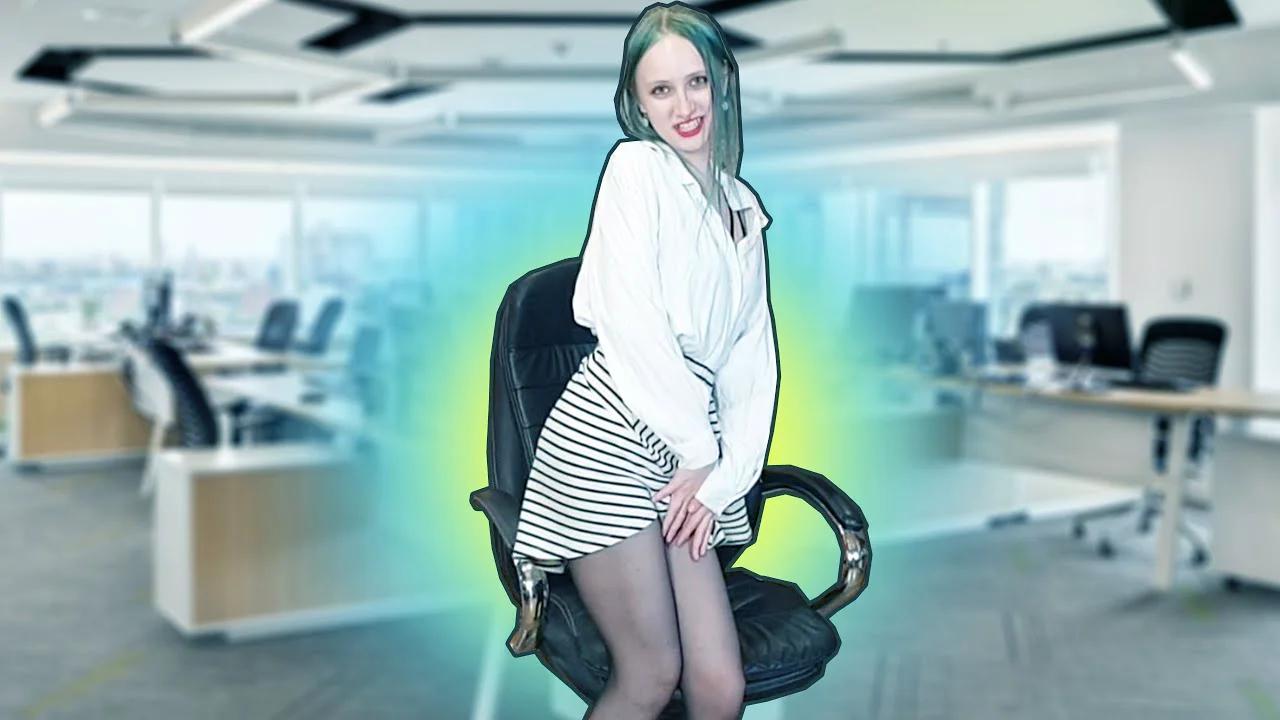 Secretary Outfits and Undergarment Try On! in English