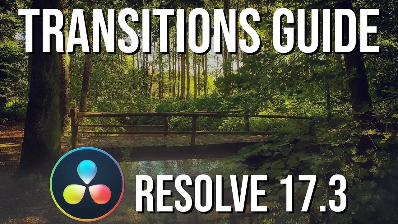 Transitions Guide for DaVinci Resolve 17.3