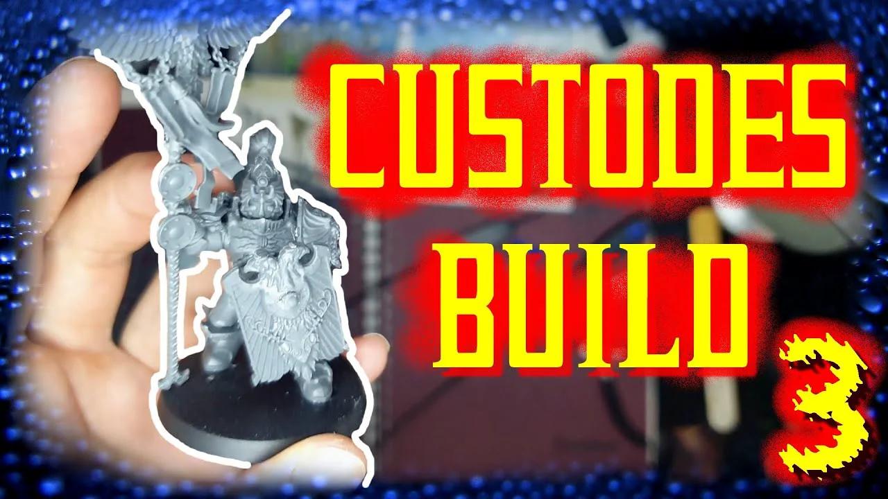 ASMR | Custodes Miniature Building Part 3 | Warhammer 40K