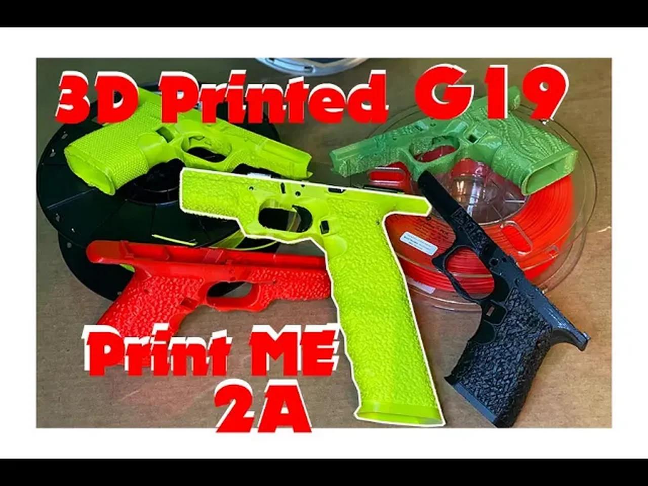 How To 3D Print Glock 19's! From Settings to Reveal! Ender 3v2 ...