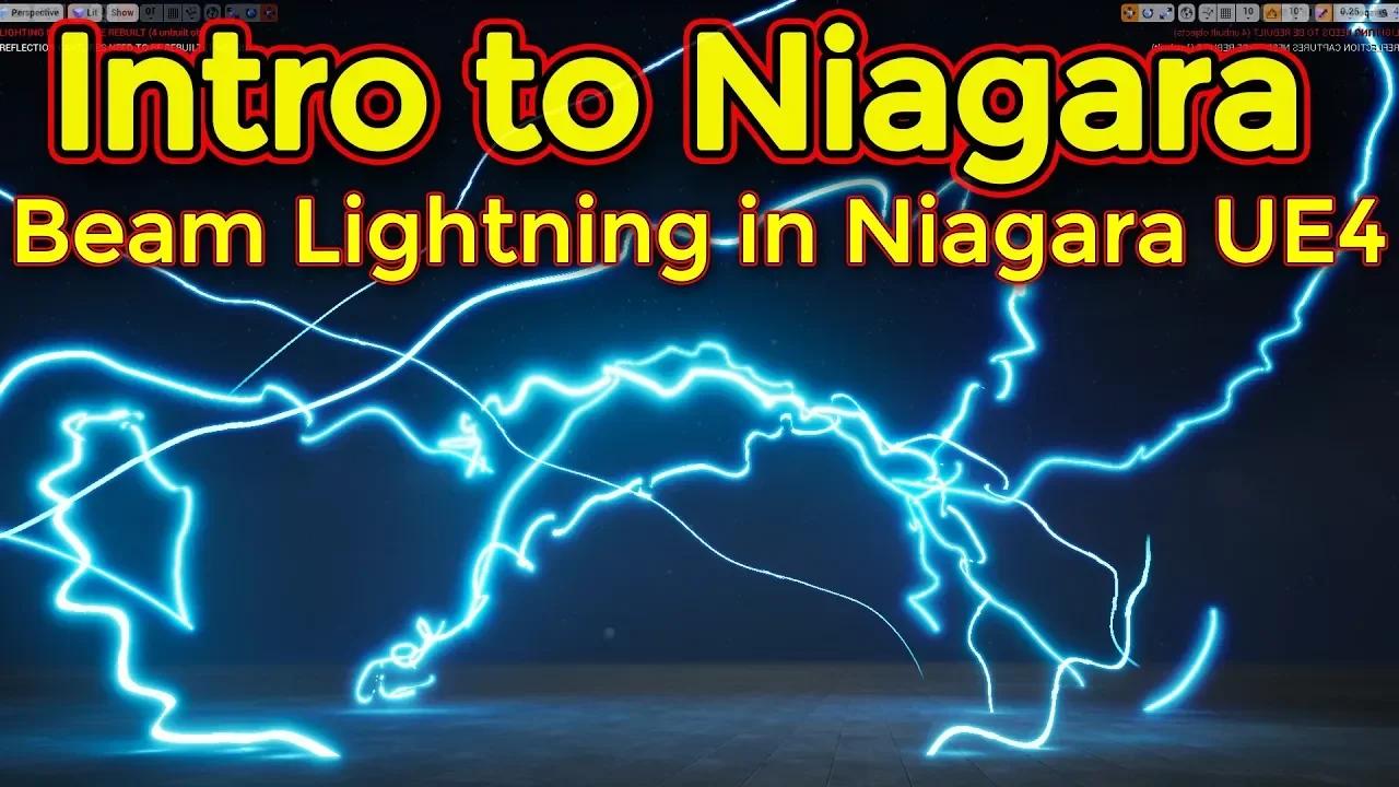 Intro To Niagara Creating Beam Emitter Unreal Engine Niagara Tutorial