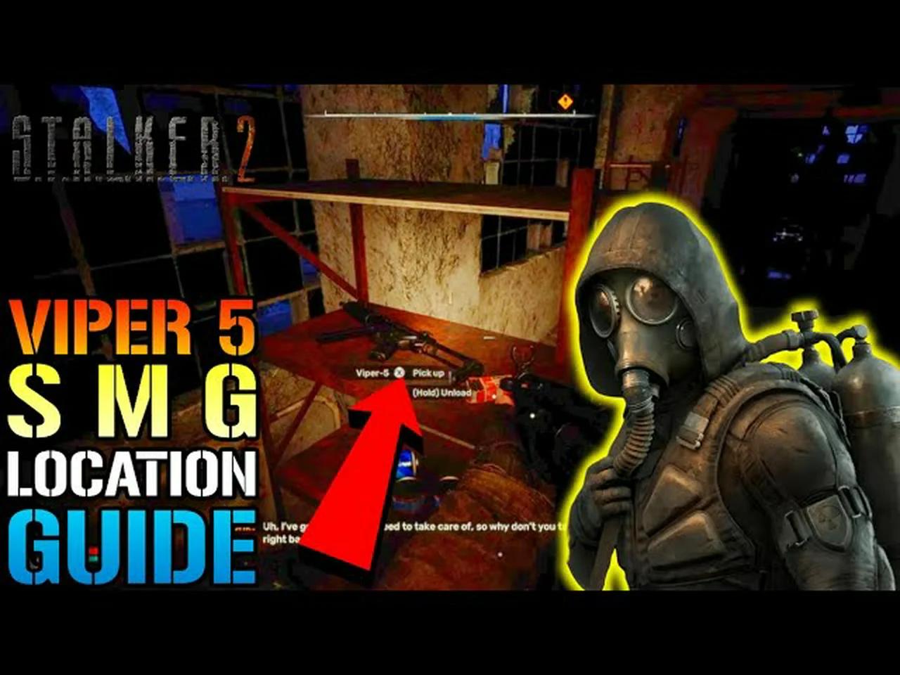 Stalker 2: "Viper-5" SMG Location Guide! How To Get This Weapon TODAY ...