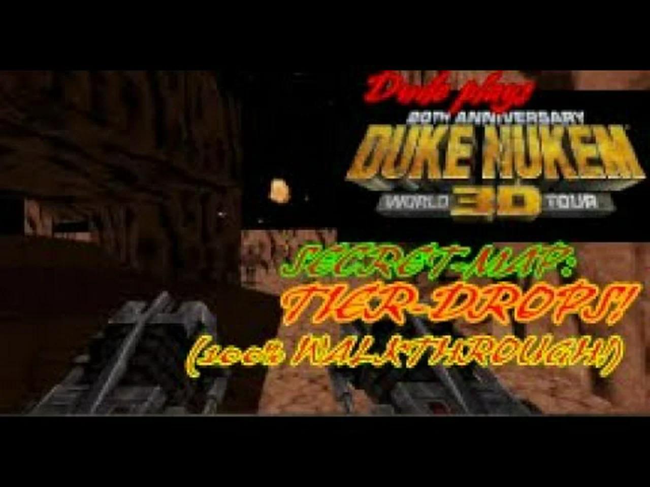 Duke Nukem 3D Secret Map: Tier-Drops (100%)!