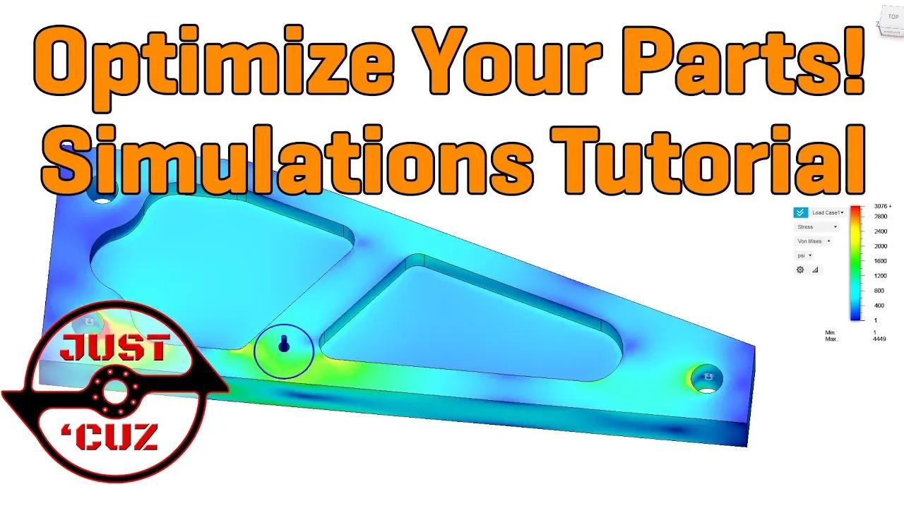 Optimize Your Combat Robot Parts! (Fusion 360 Simulations Tutorial)