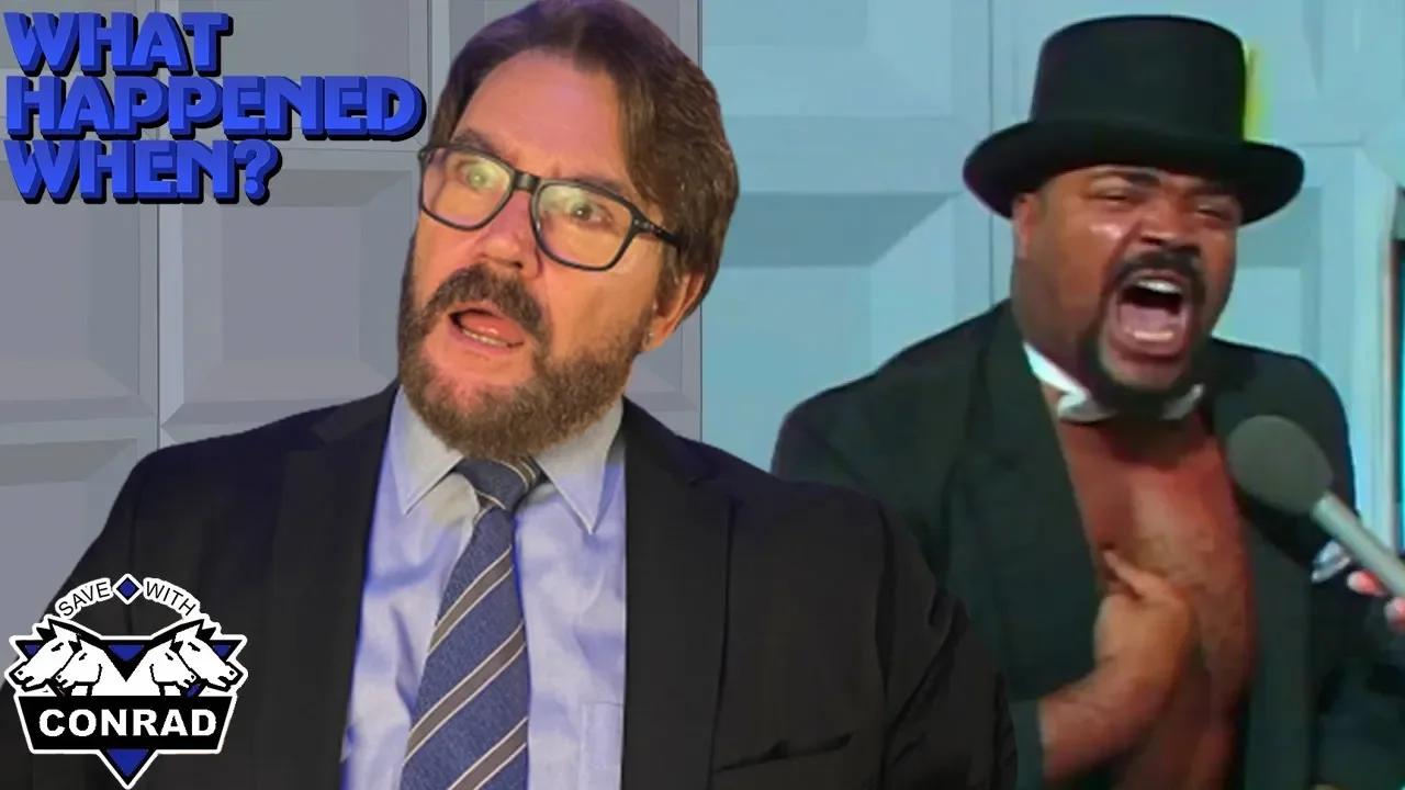 Tony Schiavone calls a promo by Shaska Whatley