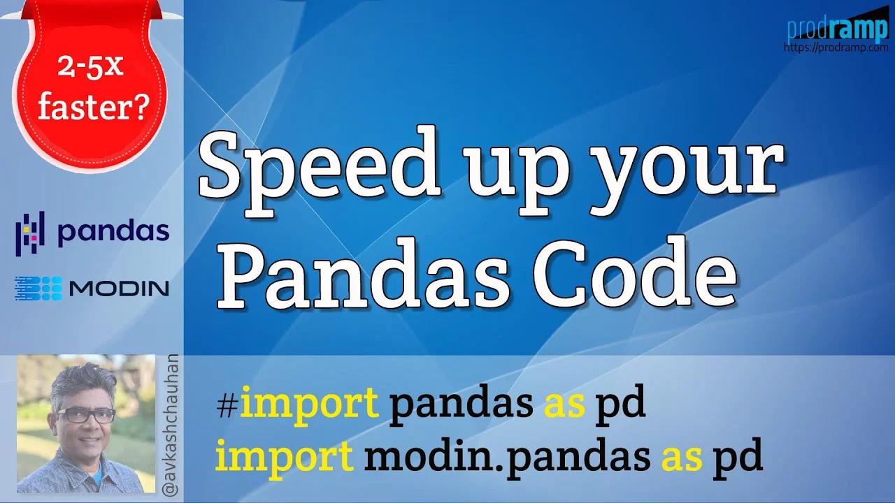 How To Speed Up 2 5x Your Pandas Code And Save Time And Resources