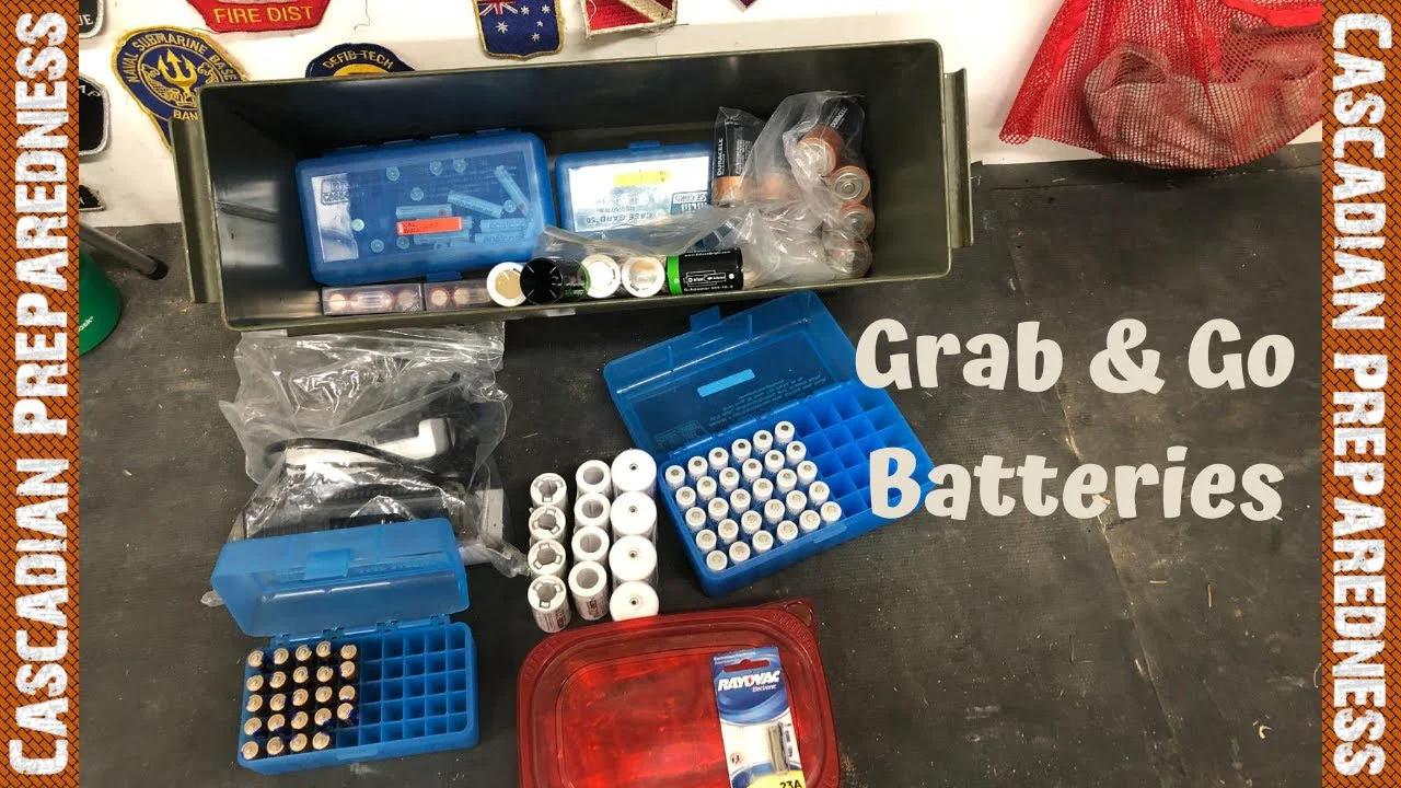 Organize Your Batteries For Bugging Out