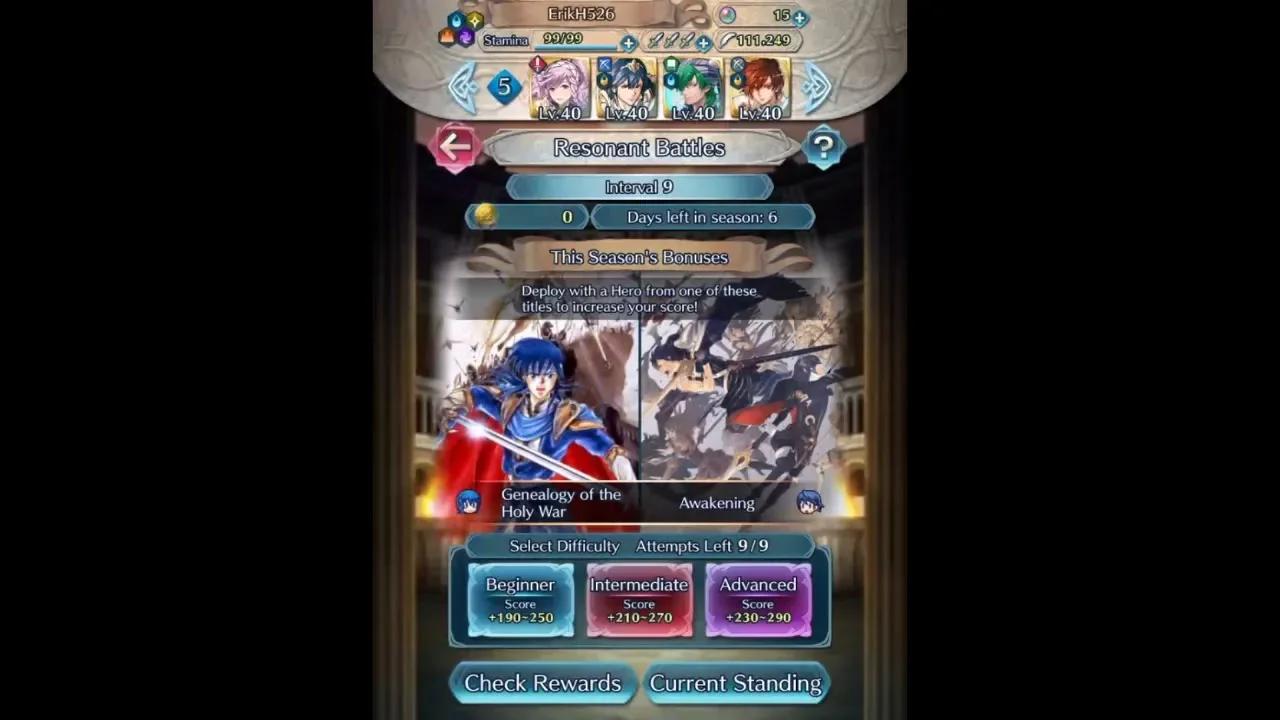 ErikH526 - Fire Emblem Heroes - Resonant Battles - 07-07-2020