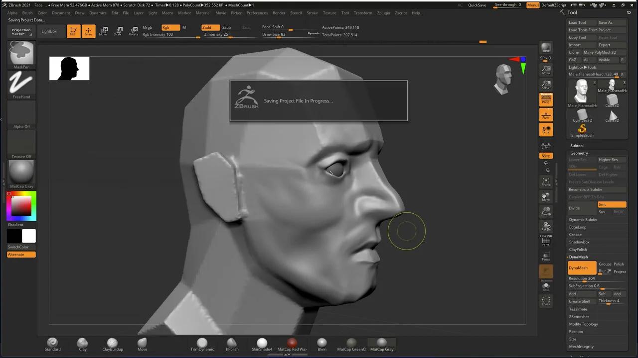 Getting Started with Sculpting - ZBrush for Beginners Tutorial