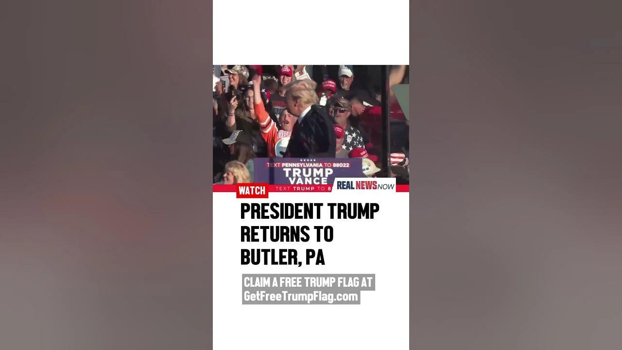 President Trump Returns To Butler Pennsylvania #politics #donaldtrump # ...