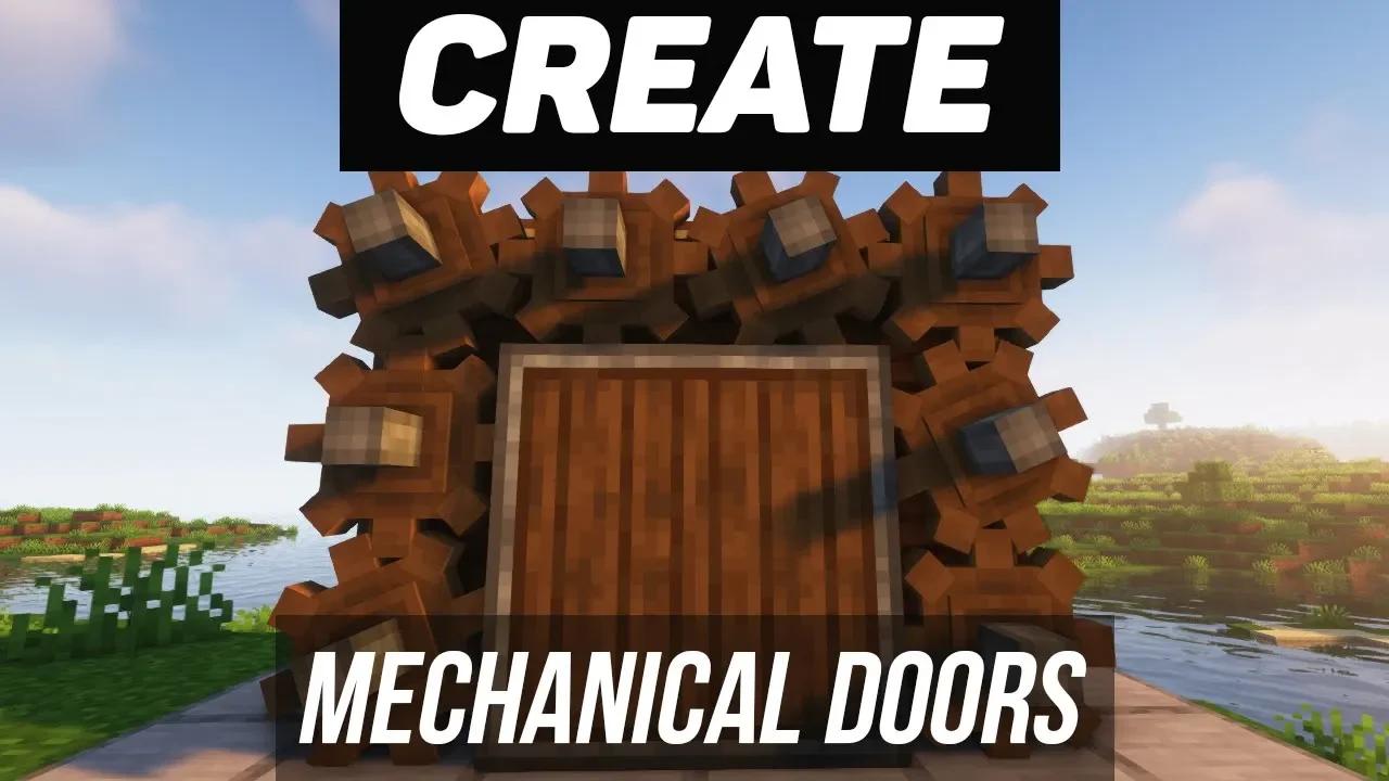 Create mod. 3 mechanical door ideas. Tutorial / guide (minecraft java ...