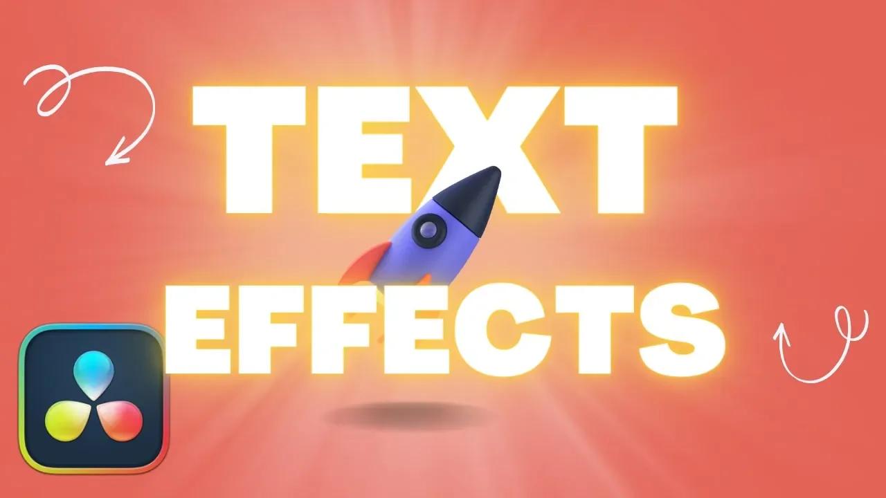Easy Text Animations In Davinci Resolve 18