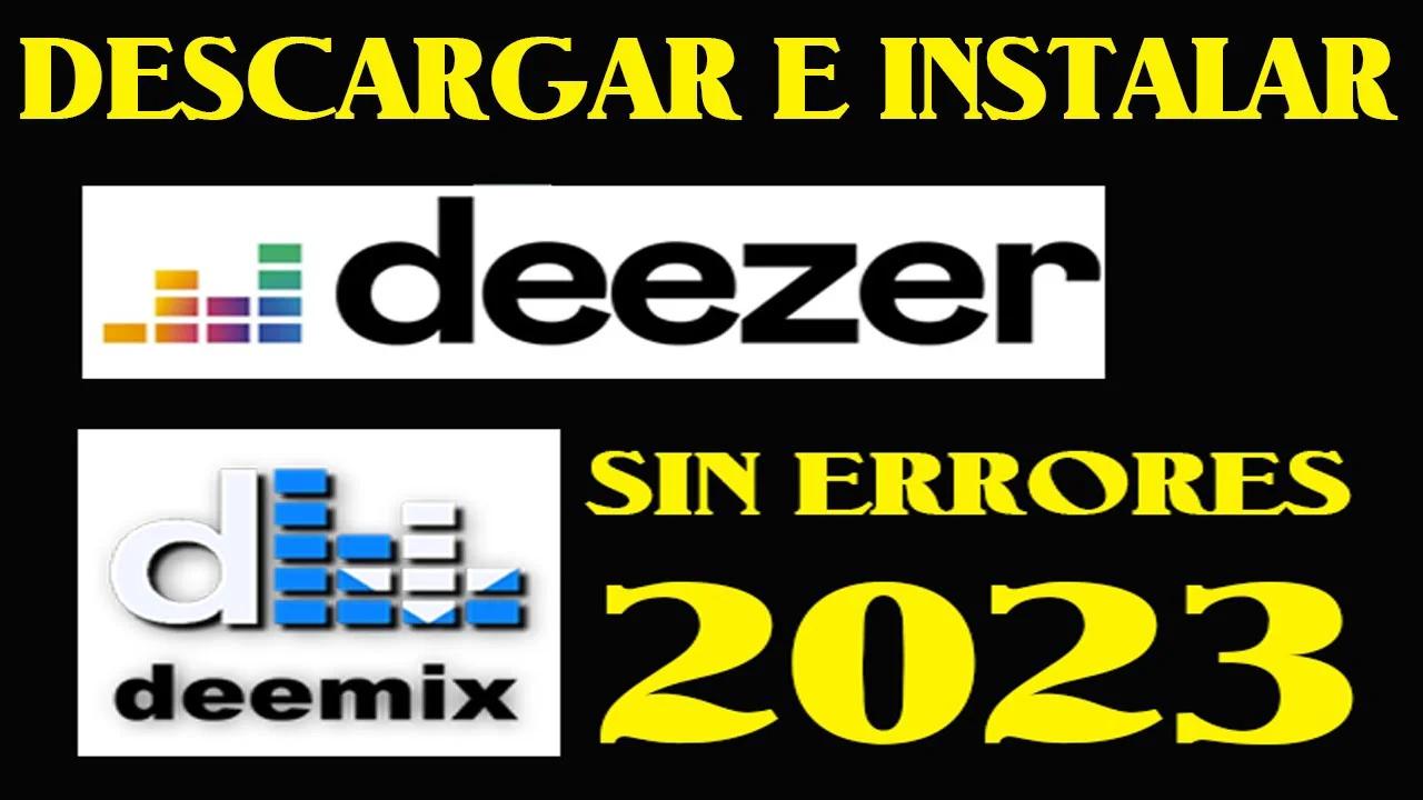 DESCARGAR E INSTALAR DEEMIX Y DEEZER SIN ERRORES
