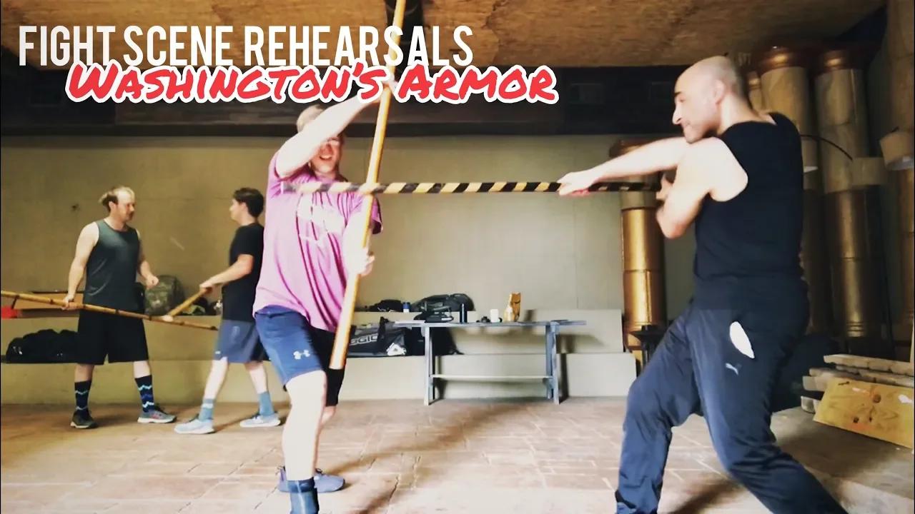 Washington's Armor - Fight Scene Rehearsals w/ Slim Khezri as ...