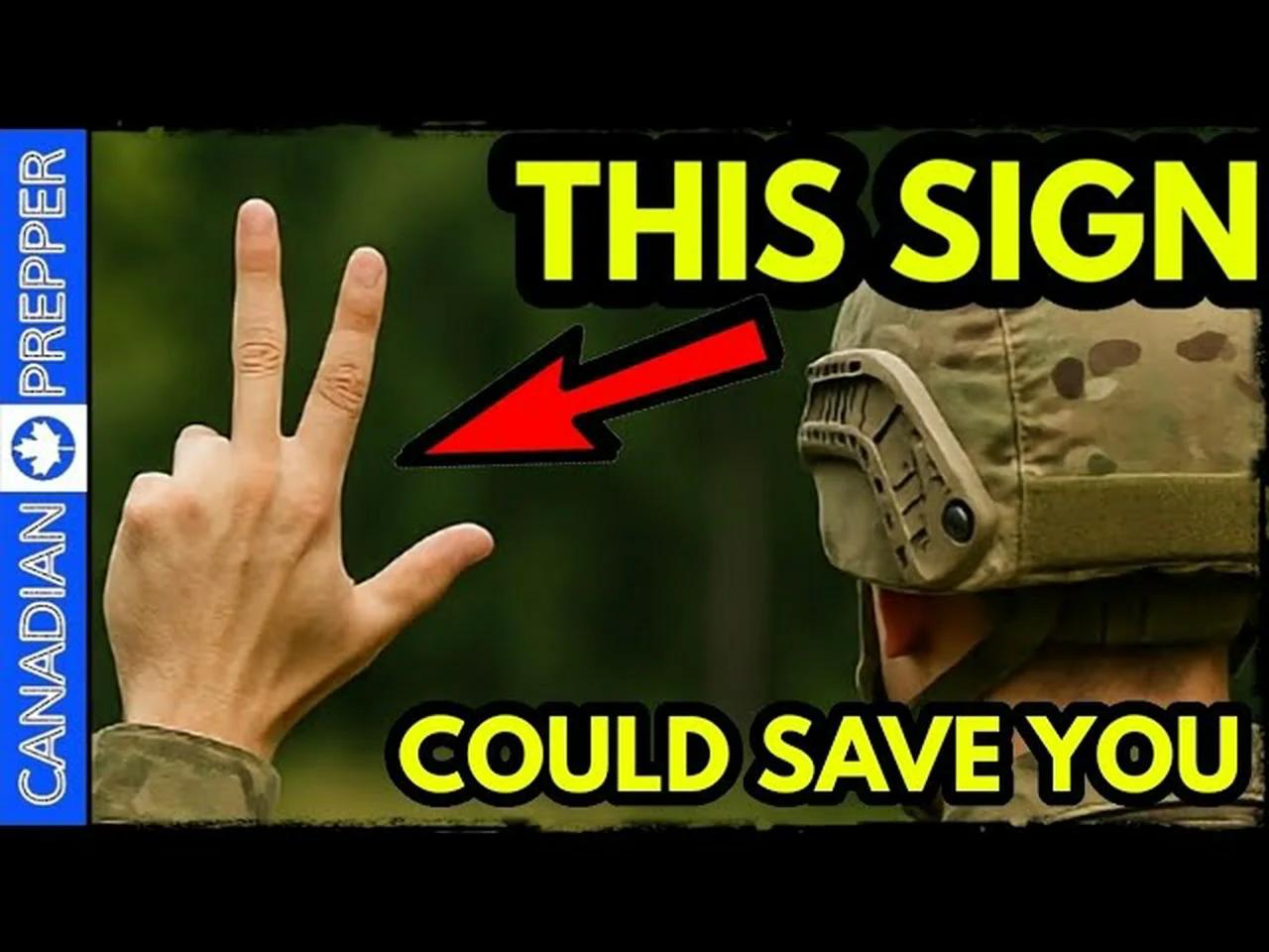 When Disaster Strikes, Know These HAND SIGNS!
