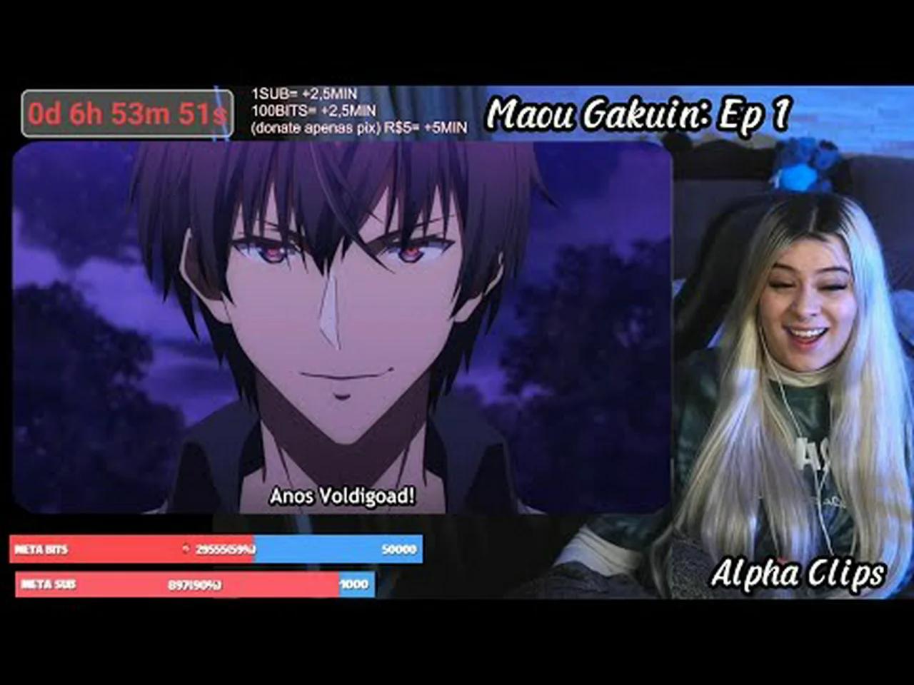 Mariana Alpha - Eu Sou O Rei Demônio | Maou Gakuin | Ep 1 [React]
