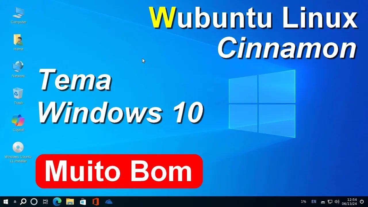 Wubuntu Linux para instalar no lugar do Windows 10. EXCELENTE