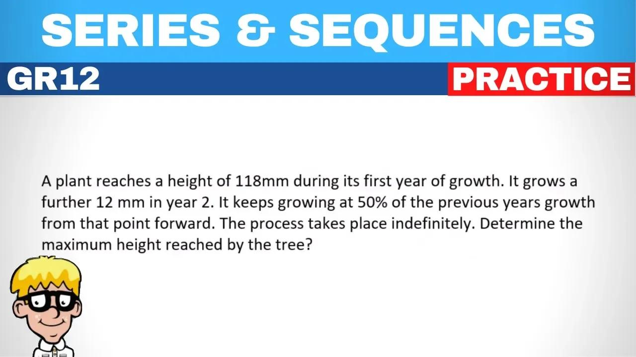 Sum to Infinity grade 12: practice