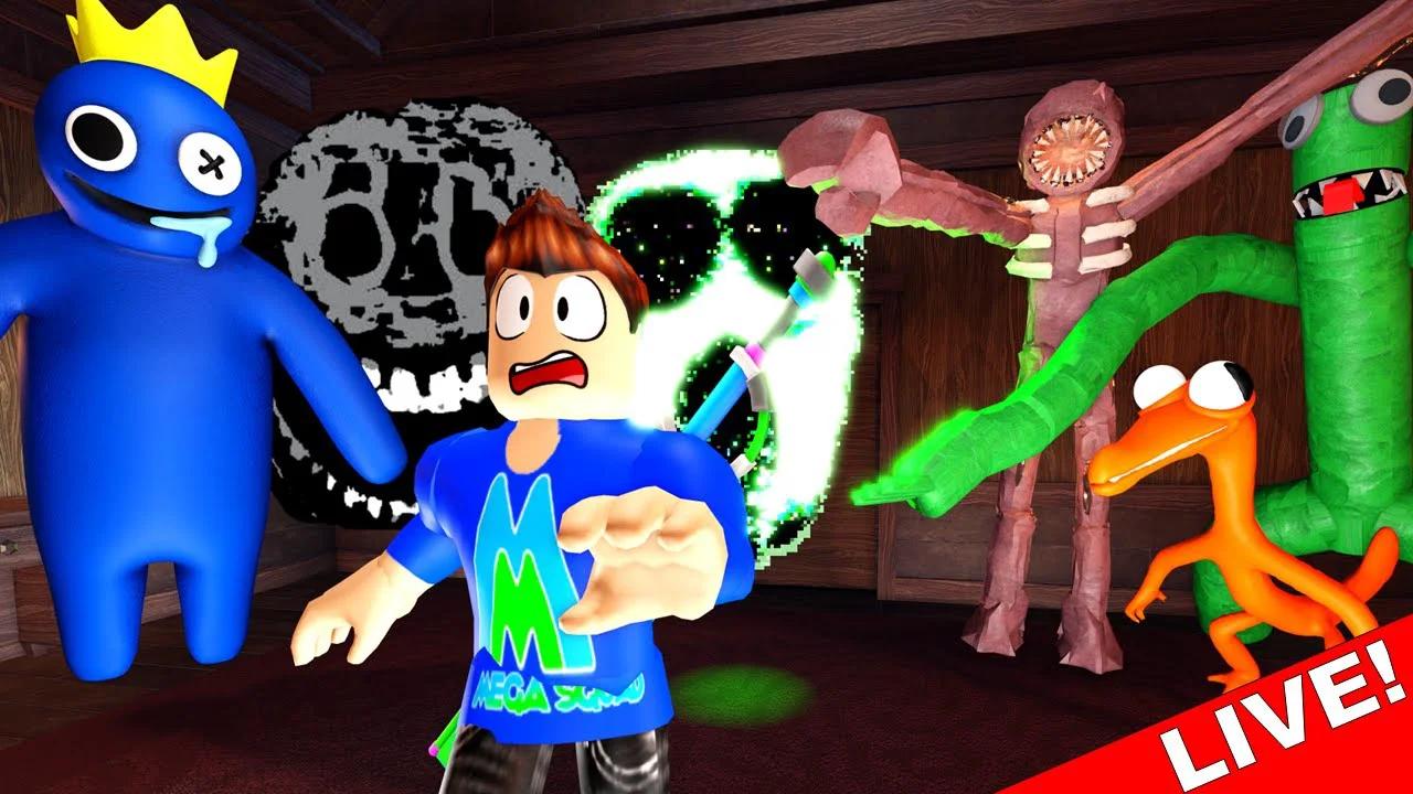 🔴 ESCAPING ROBLOX HORROR GAMES LIVE! Doors, Rainbow Friends, Evade and ...