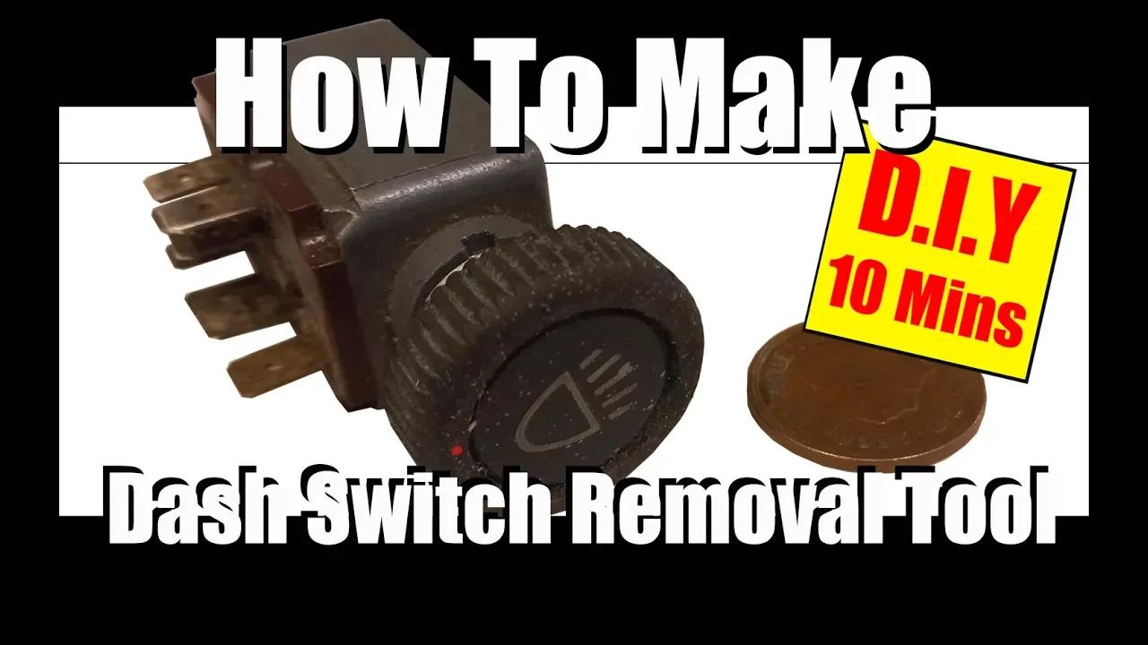 Light/Wiper Dash Switch Removal Tool VW Bug - Guide How To Make ...