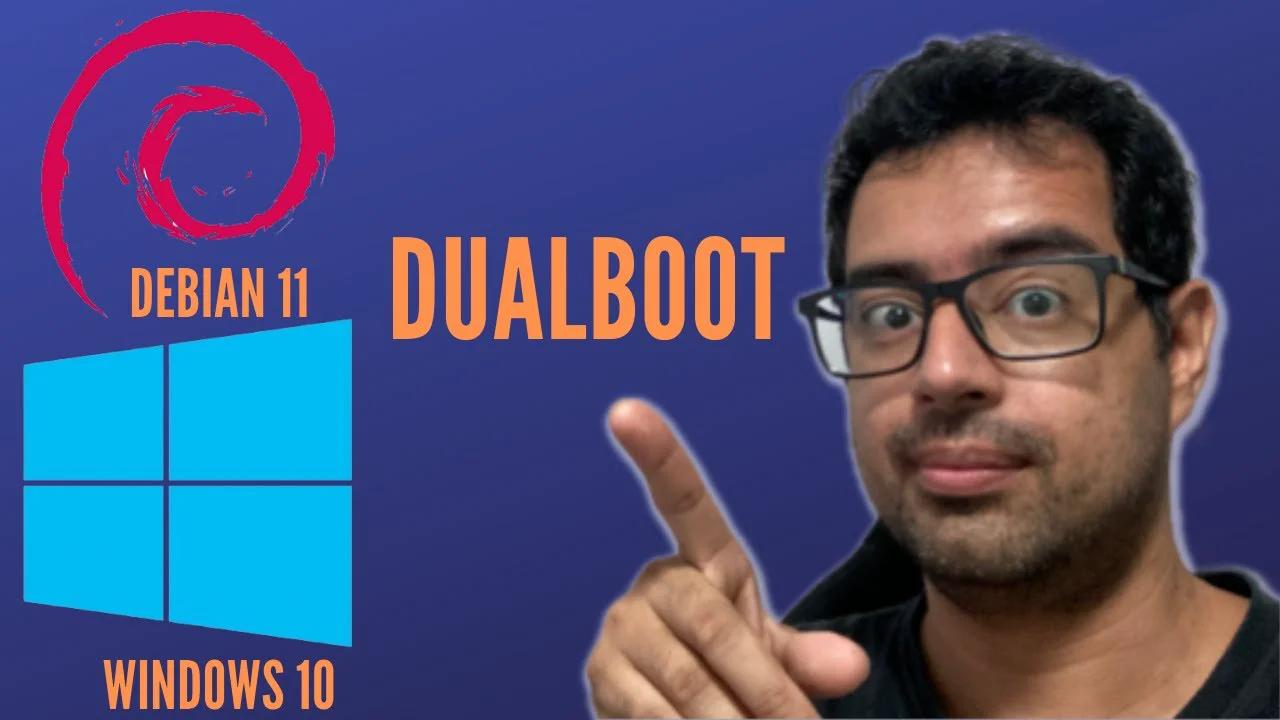 DUALBOOT WINDOWS 10 COM DEBIAN 11 | Particionamento Manual Linux