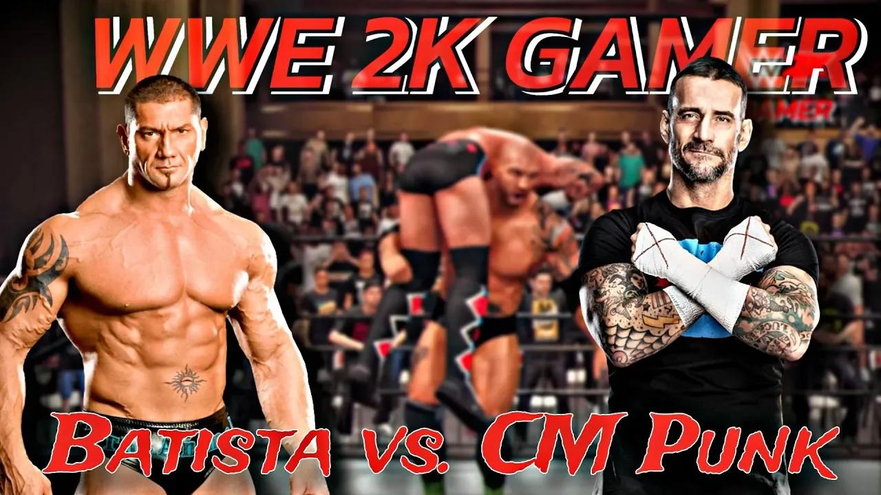 FULL MATCH - Batista vs. CM Punk - ECW #wwe2k24 #gameplay
