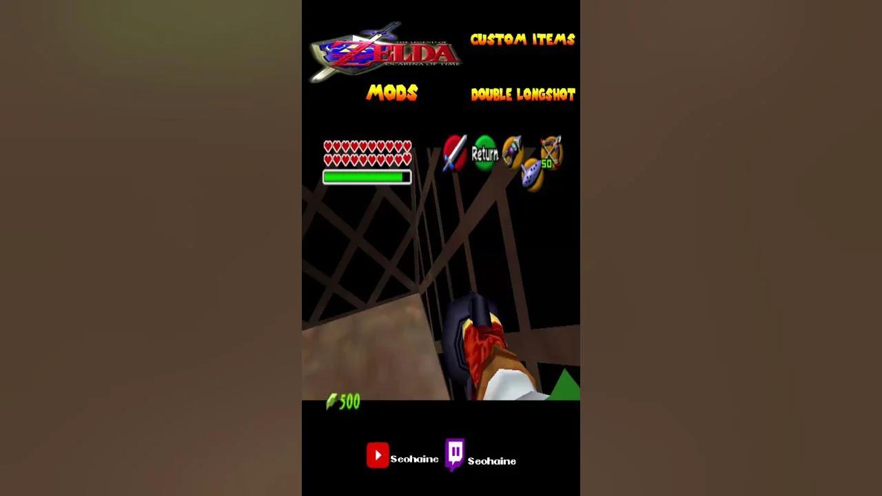 The Legend of Zelda Ocarina of Time Custom Item DOUBLE LONGSHOT