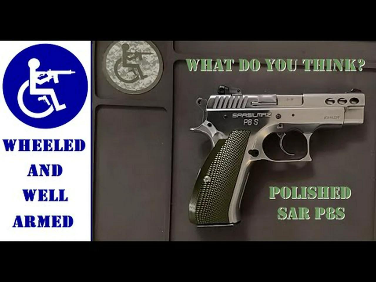 Finished Polishing Stainless Steel SAR P8S Pistol - Part 3